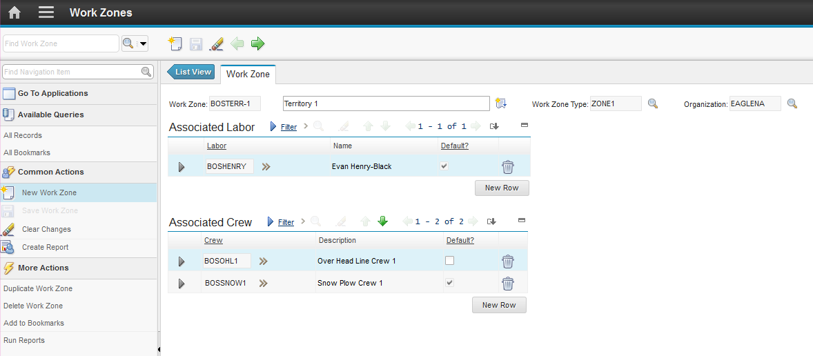 Work Zones – Maximo Secrets