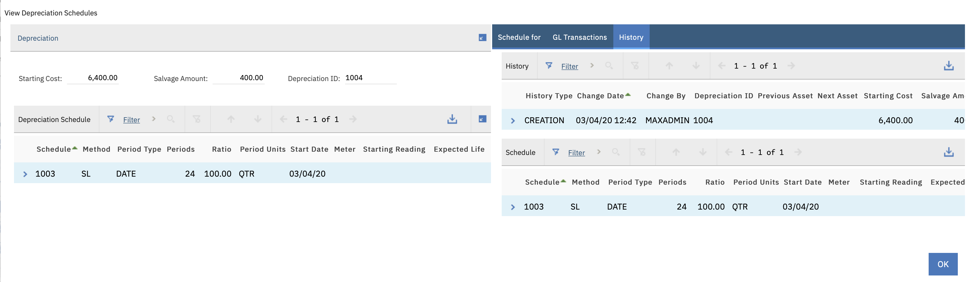 part2-15-itemmasterviewdepreciationschedules-receipt – Maximo Secrets