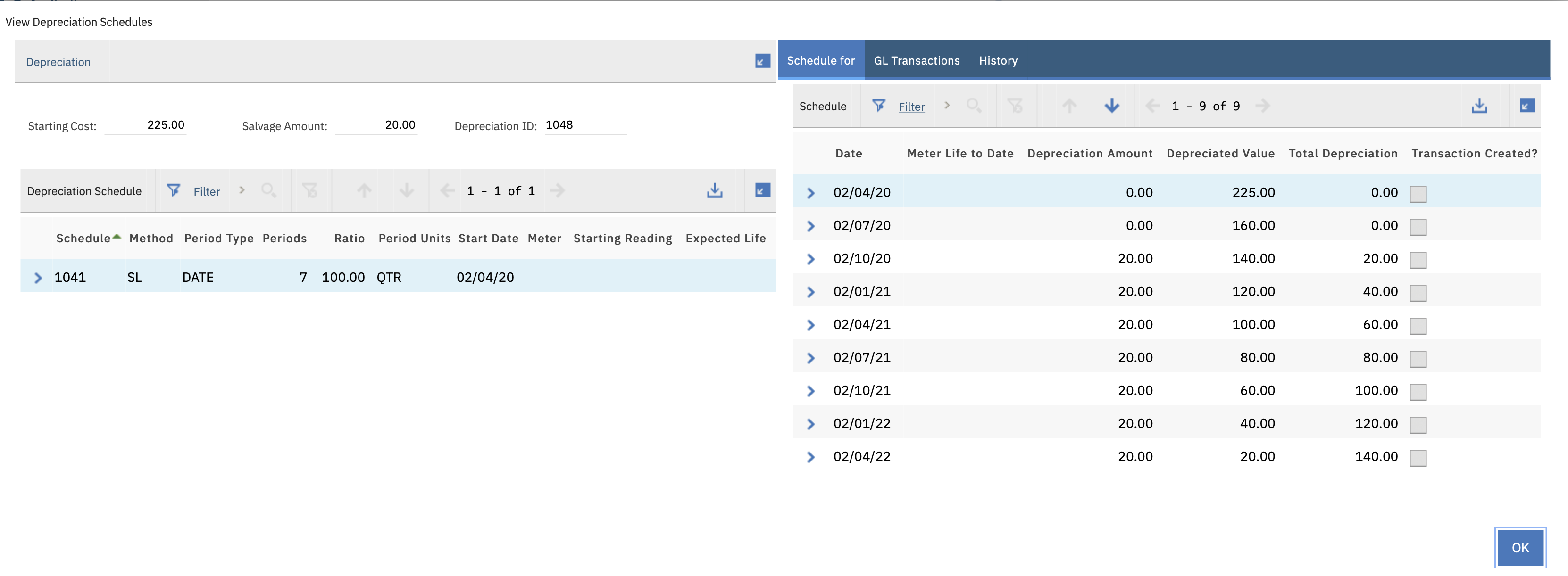 part4-11-splitdepreciation-viewdepreciationpump-aftersplit – Maximo Secrets