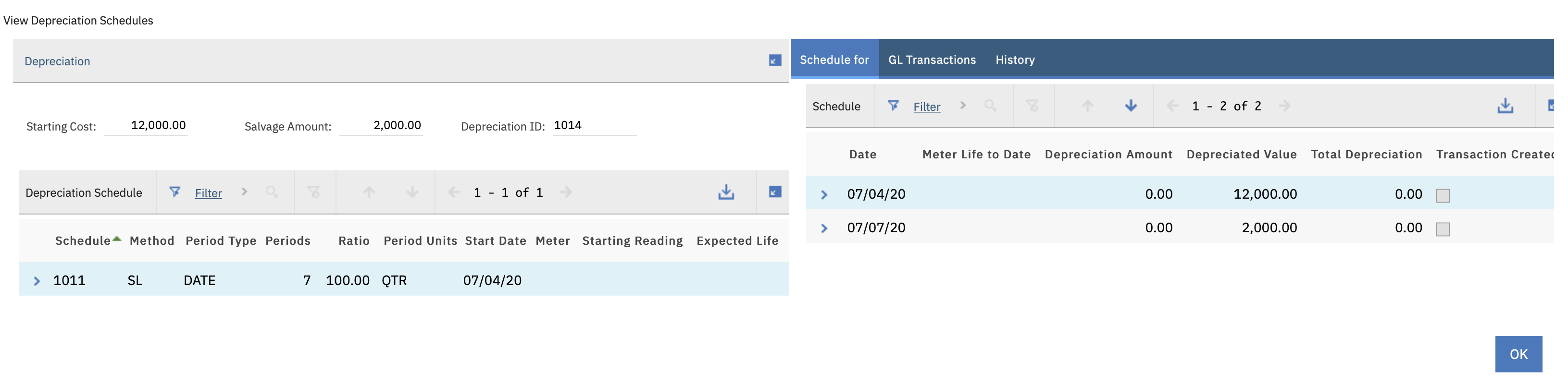 part4-14-splitdepreciationex2-viewdepreciationparent-aftersplit – Maximo Secrets