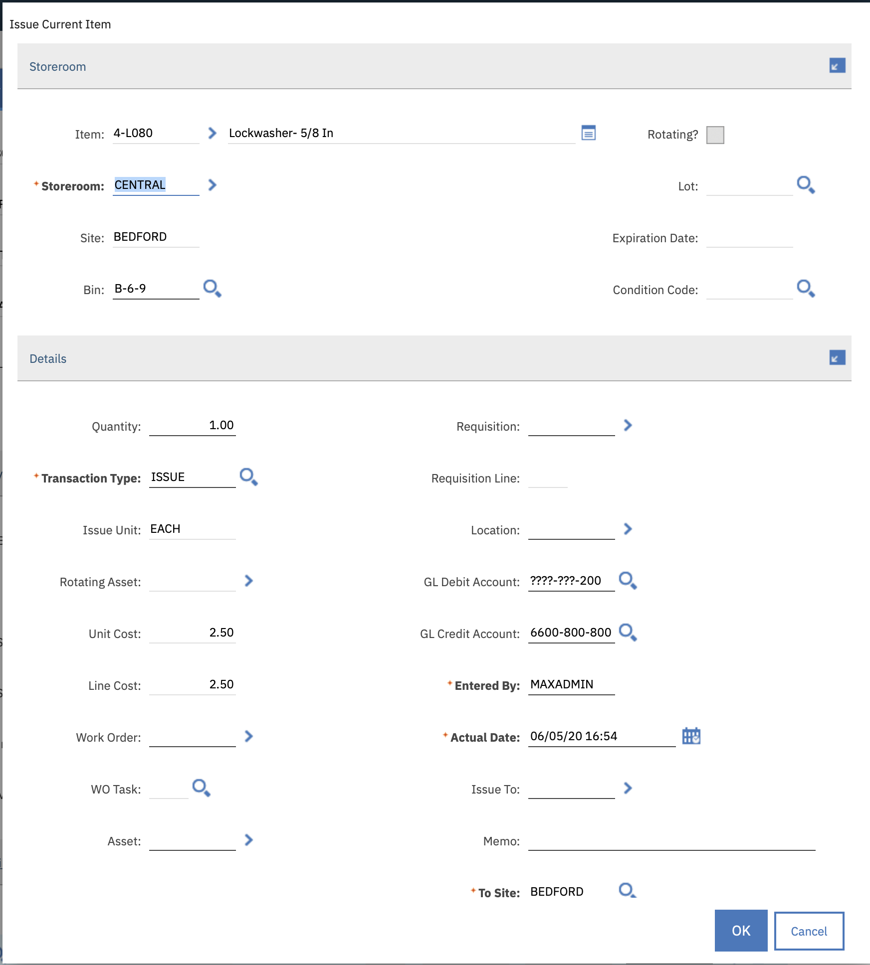 29-inventory-issue1 – Maximo Secrets