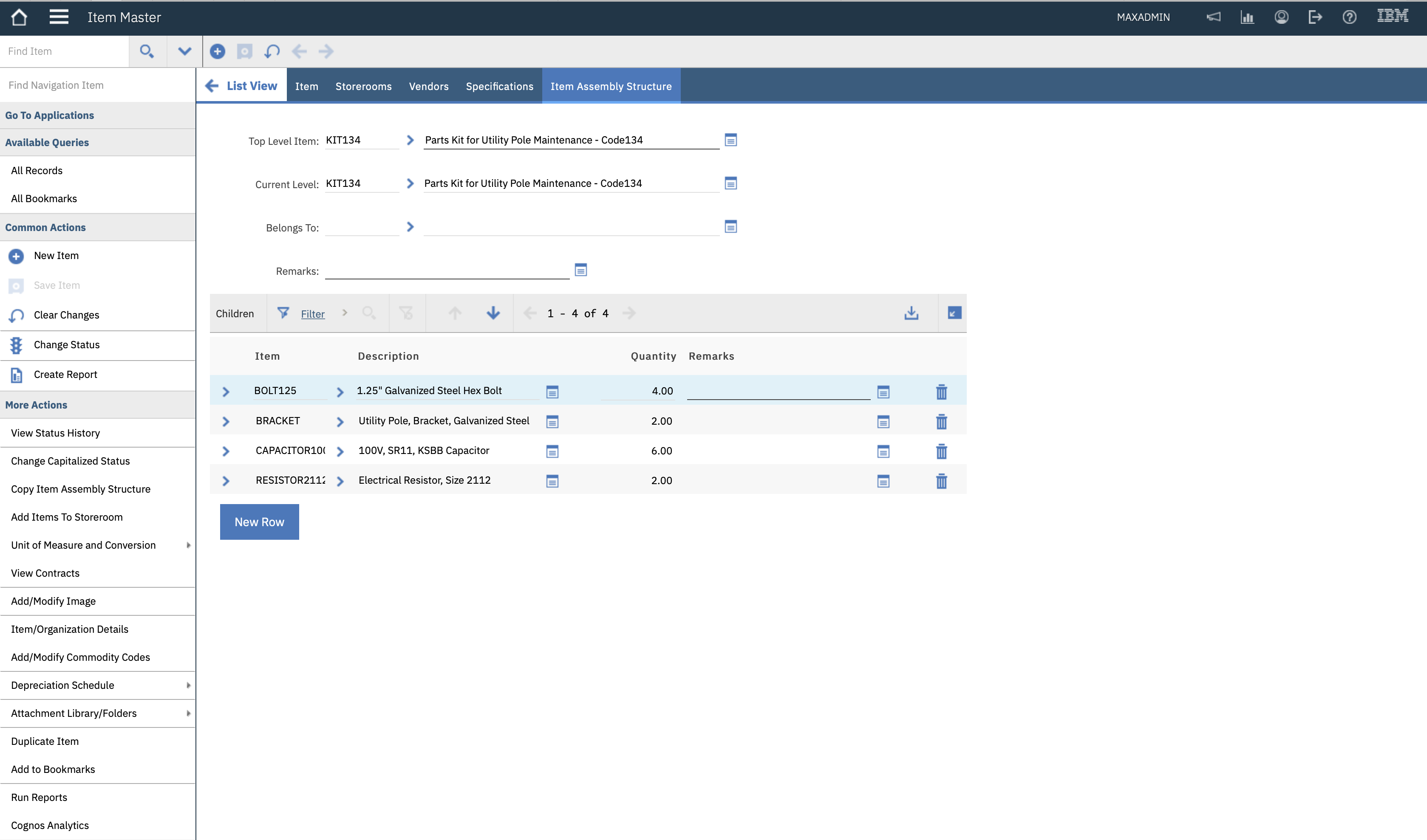 67-itemmaster-kit – Maximo Secrets