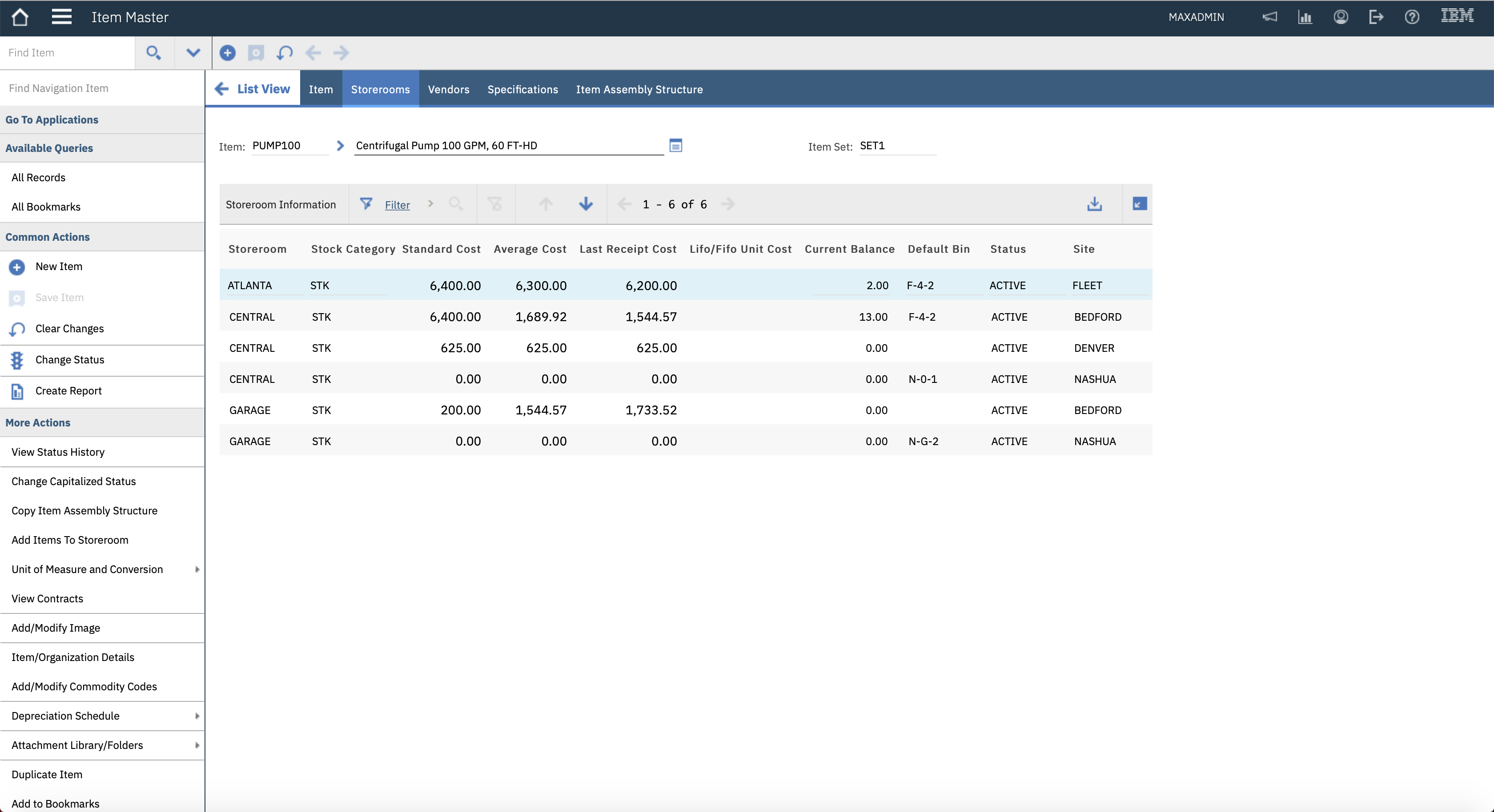 04-itemmaster-storerooms – Maximo Secrets
