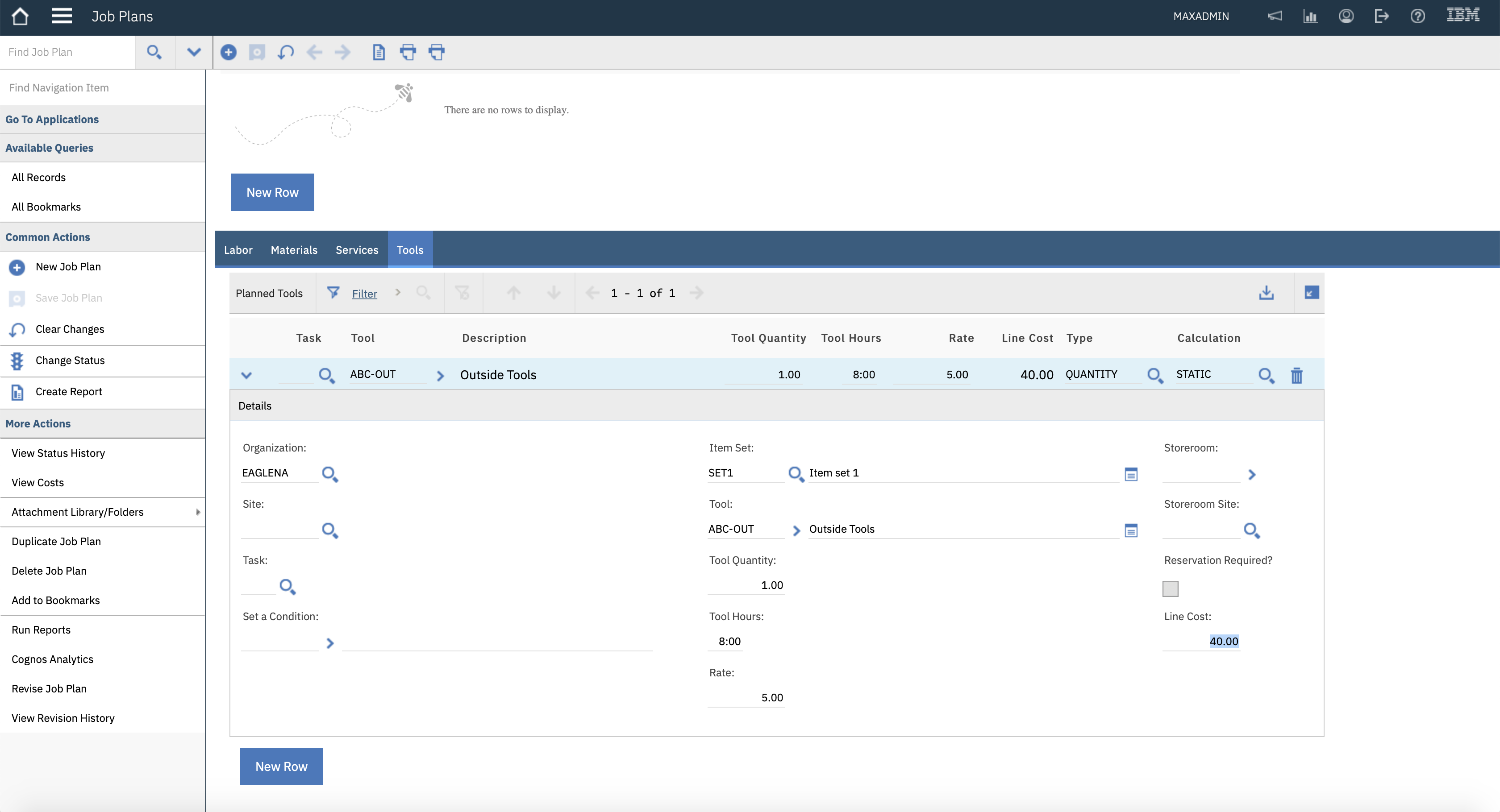 22-jobplan-tools – Maximo Secrets