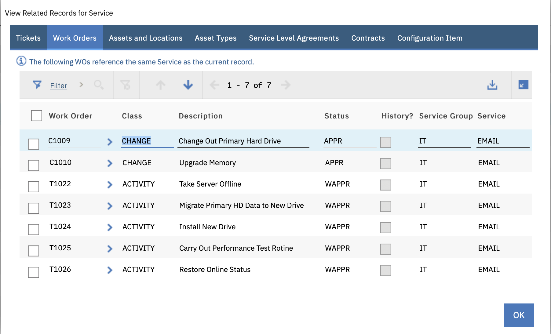 26-viewrelatedrecords-services – Maximo Secrets