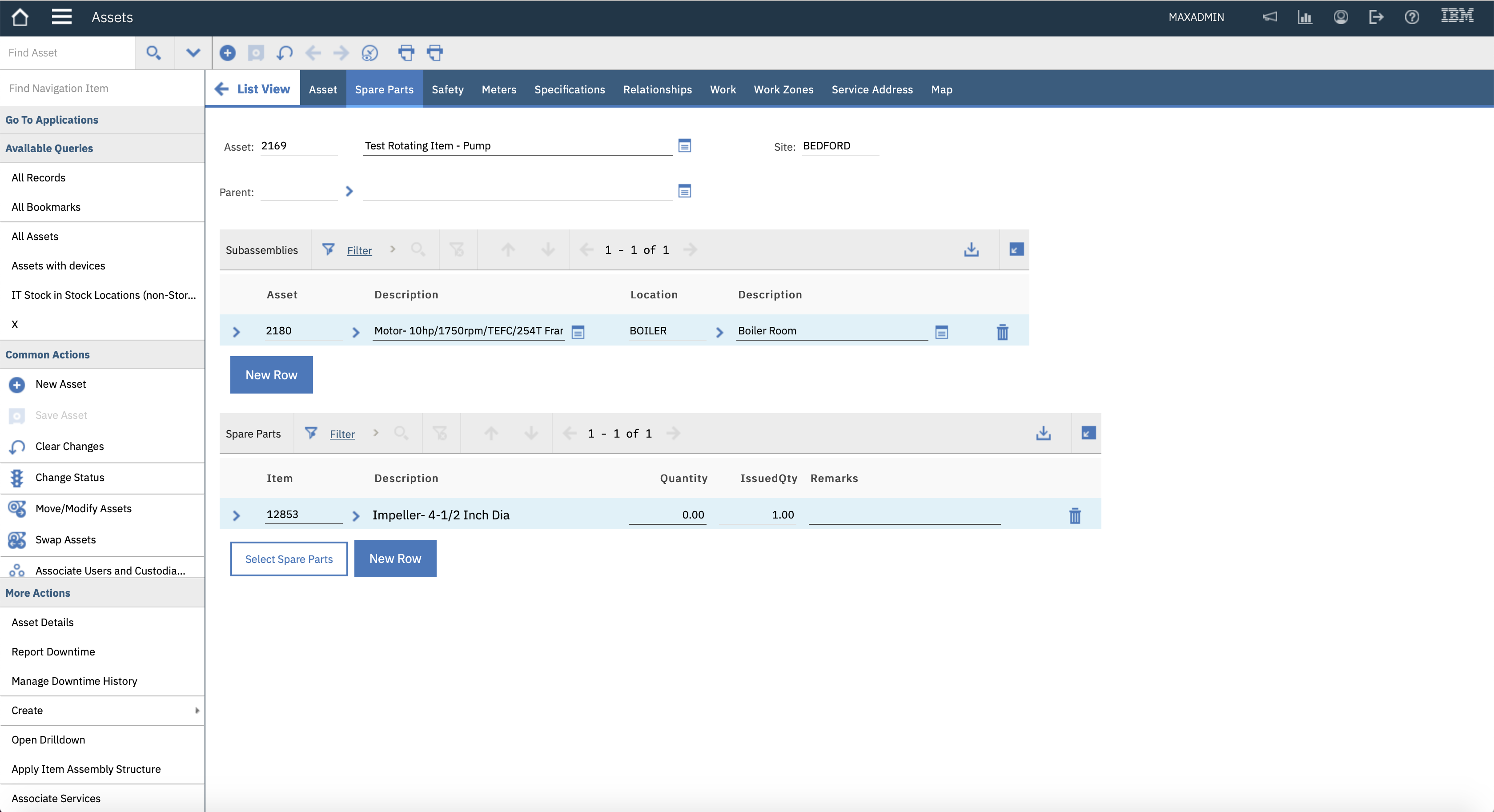 01-asset-spareparts – Maximo Secrets