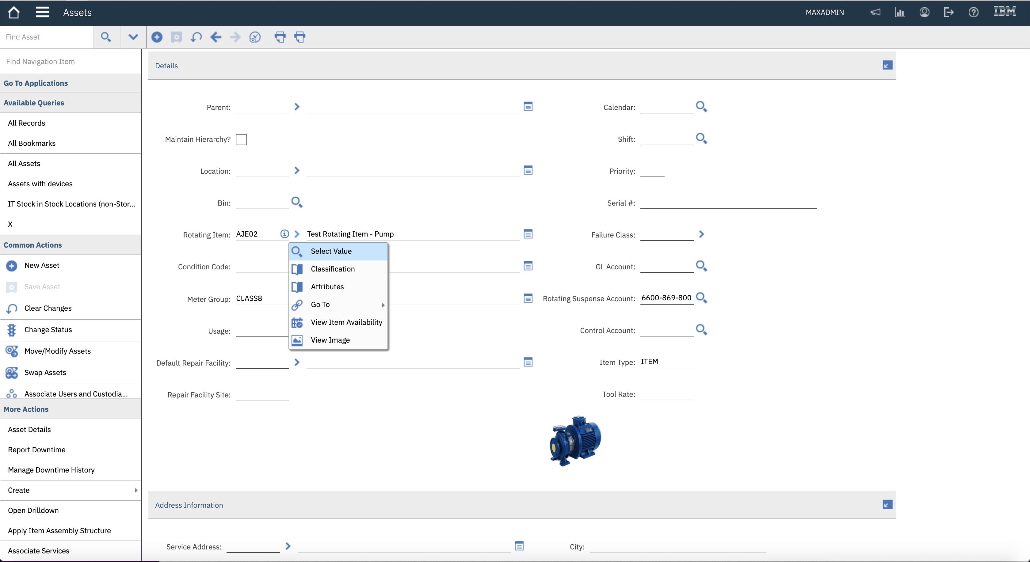 05-itemdetailmenu – Maximo Secrets