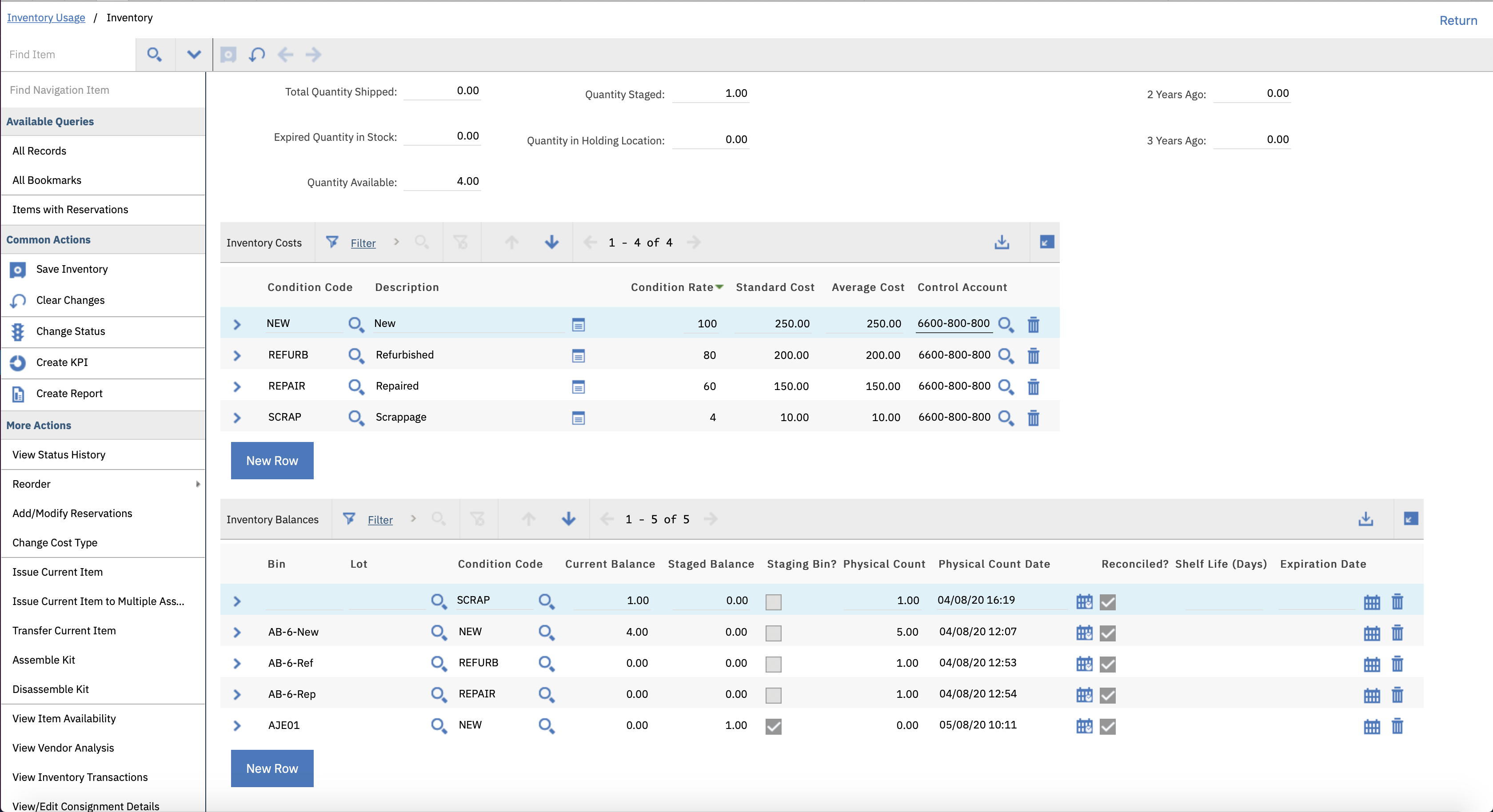 16-inventorybalances-staged – Maximo Secrets