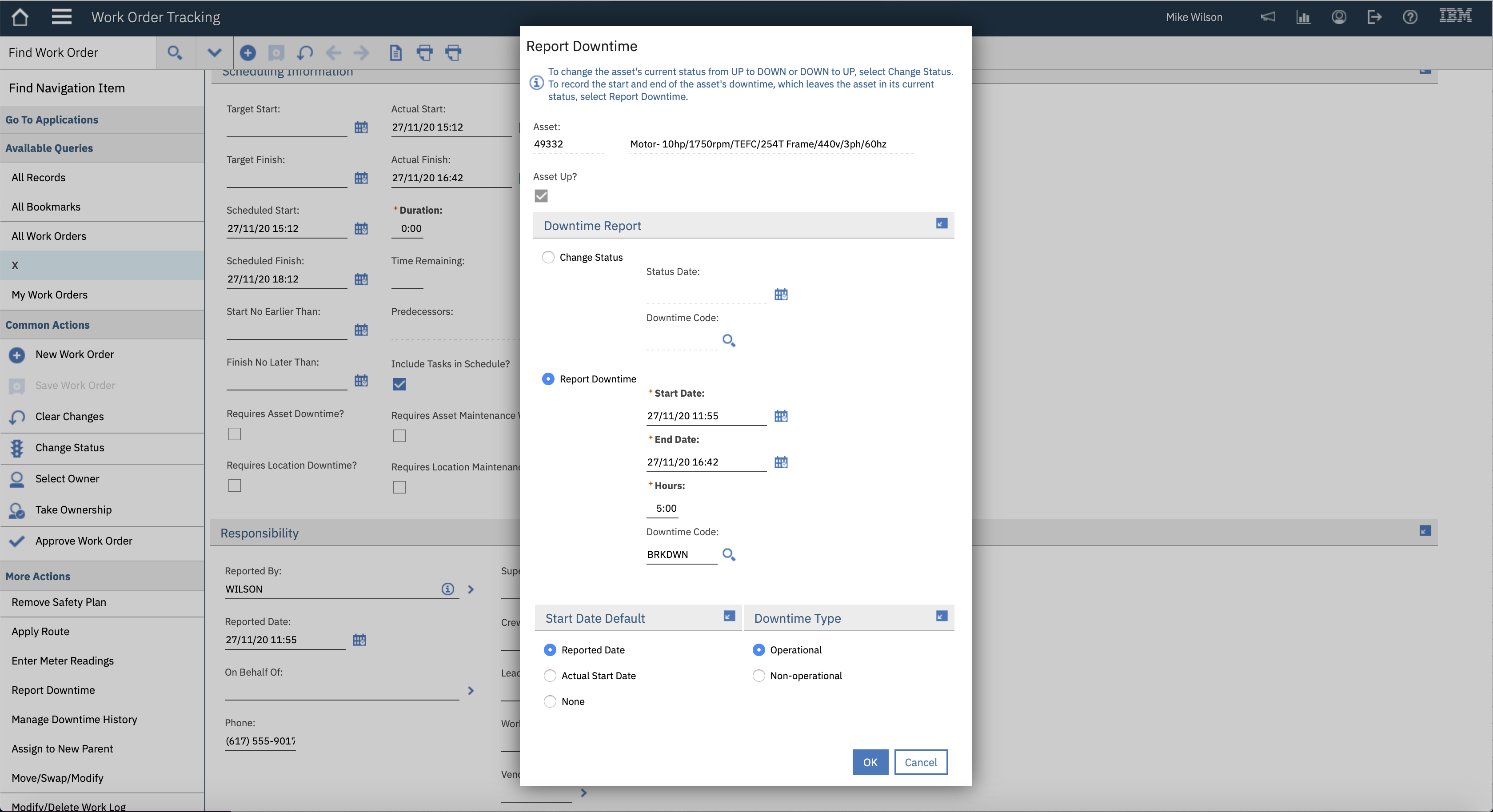 17-reportdowntime – Maximo Secrets