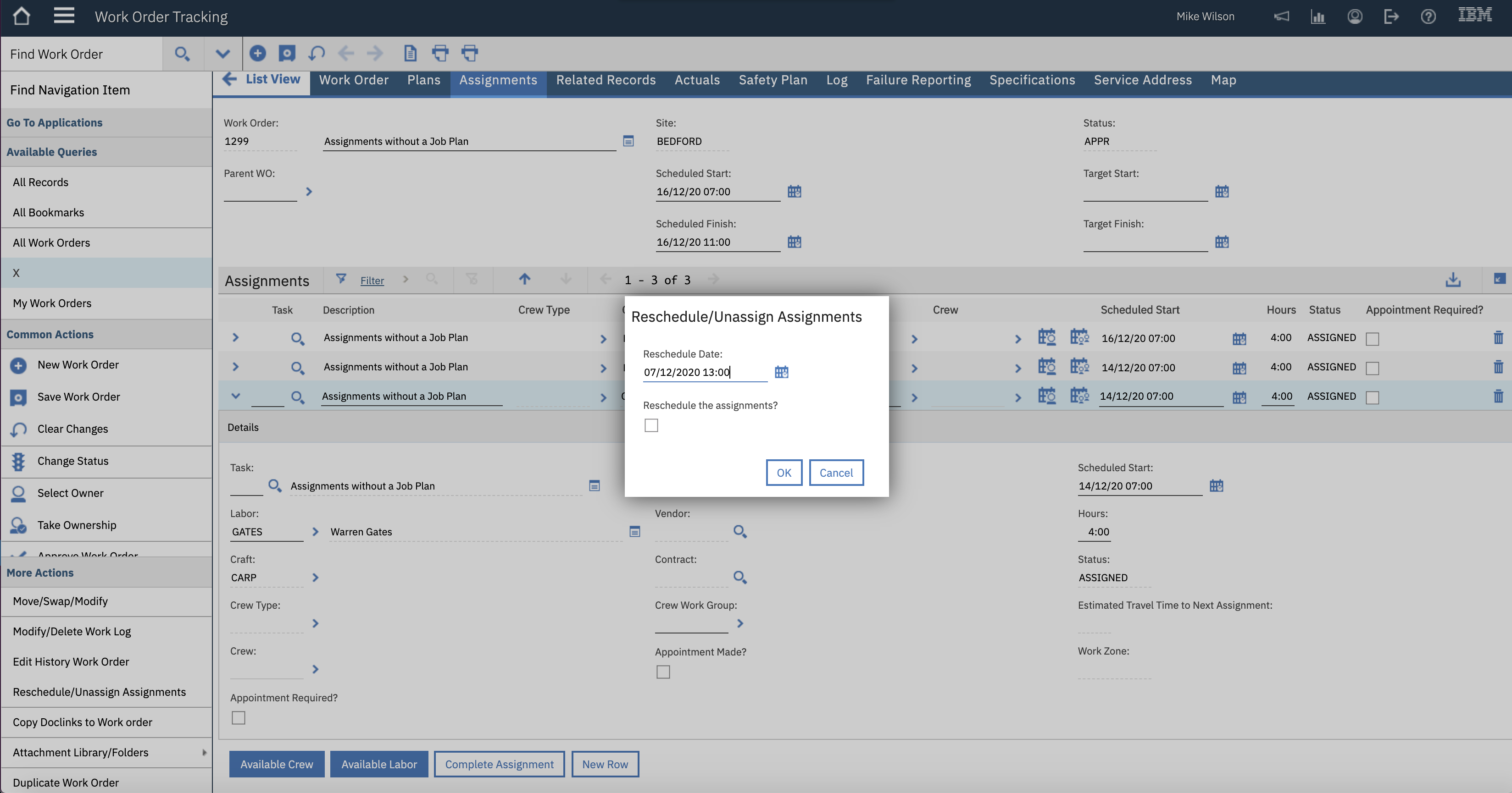 08-reschedule-unassign – Maximo Secrets