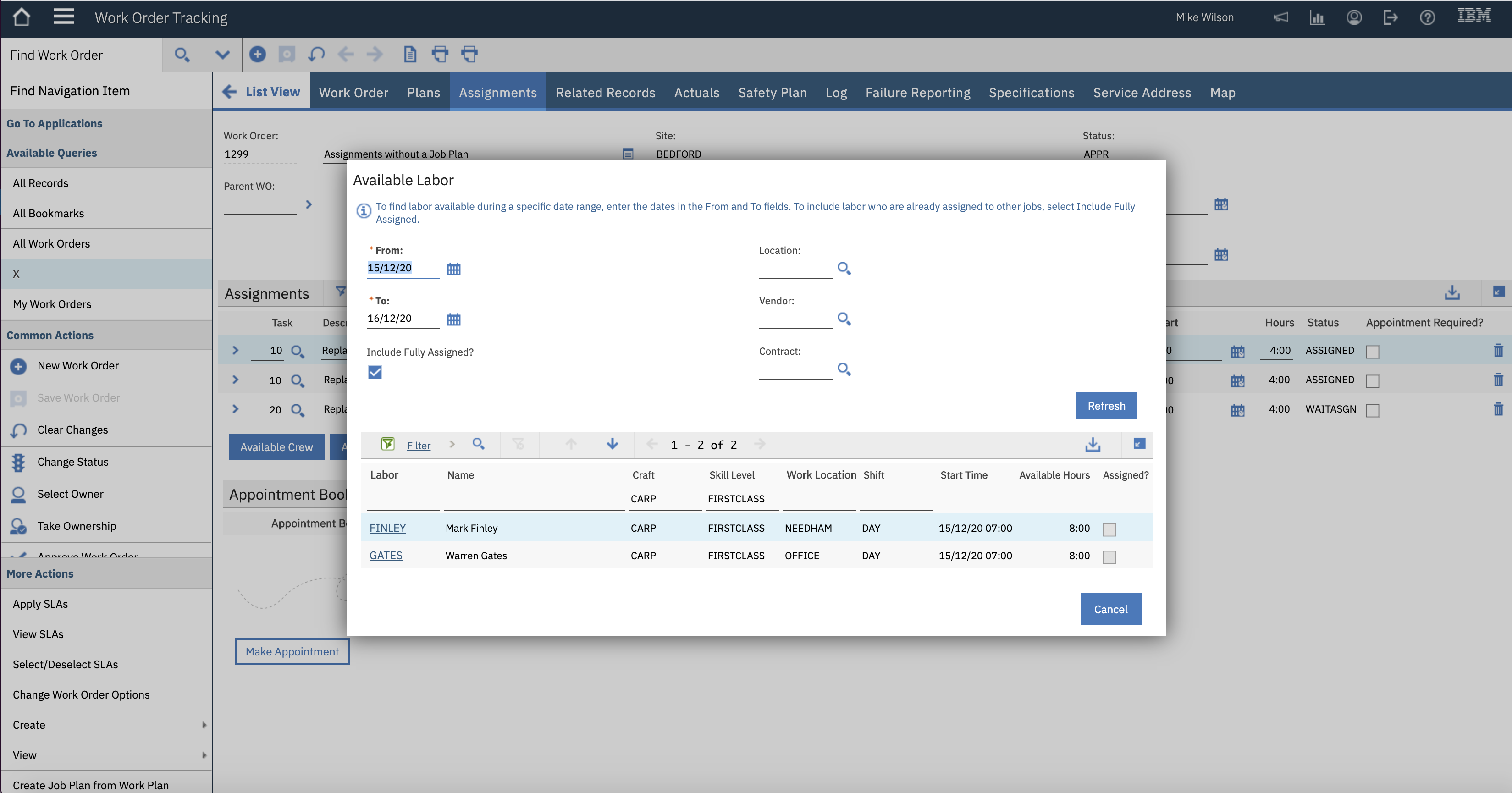 10-assignlabor-carpenter – Maximo Secrets