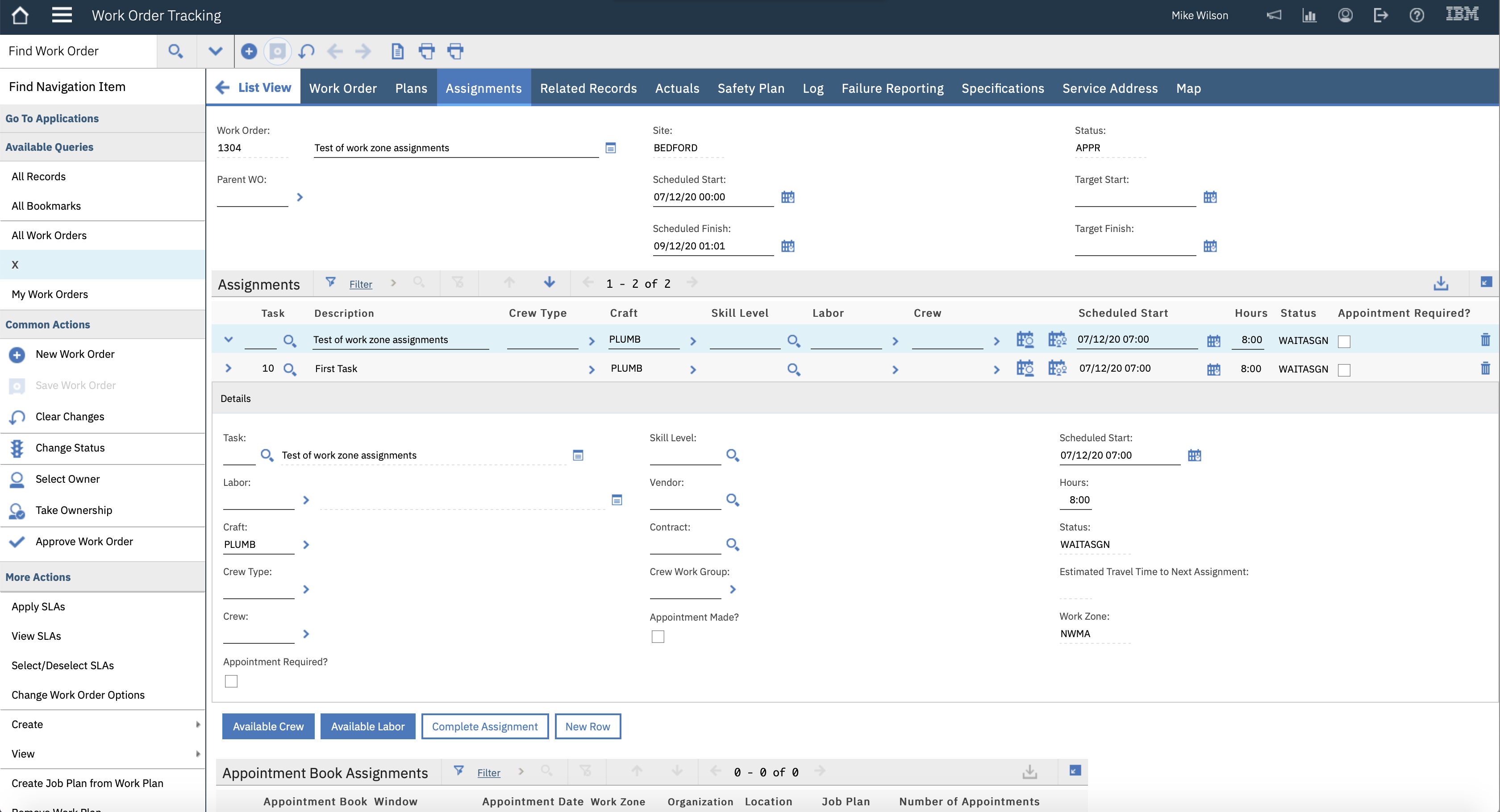25-assignmentworkzone2 – Maximo Secrets