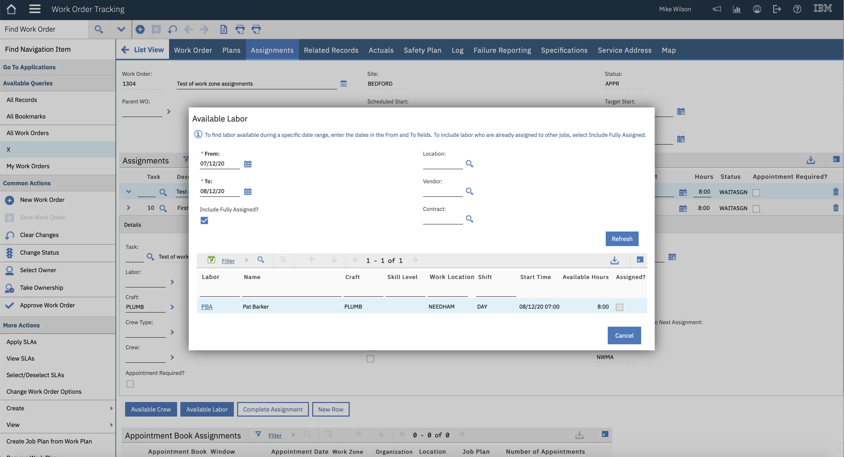 26-availlabor-workzonetypefiltering1 – Maximo Secrets