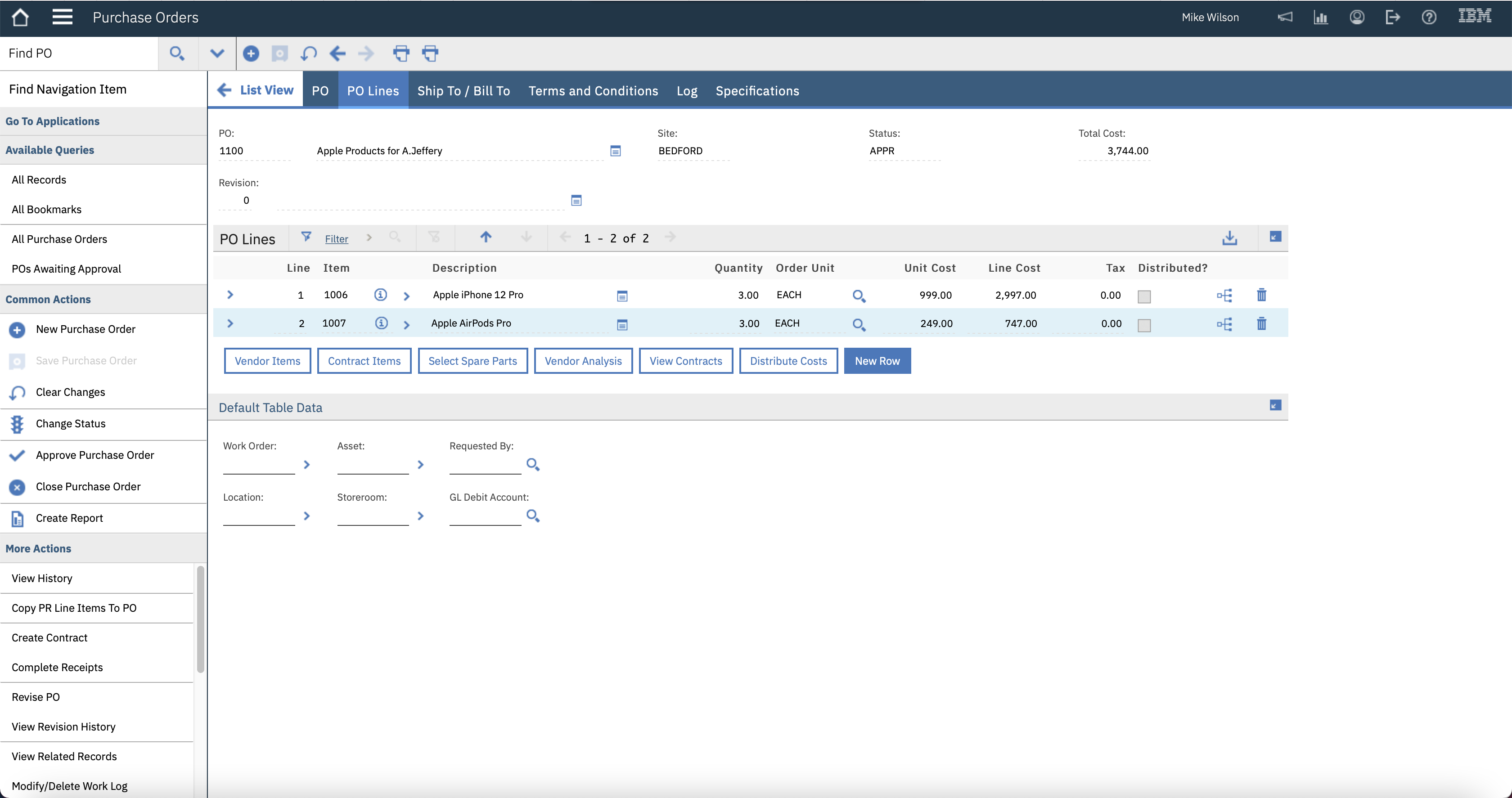 01-po1100 – Maximo Secrets
