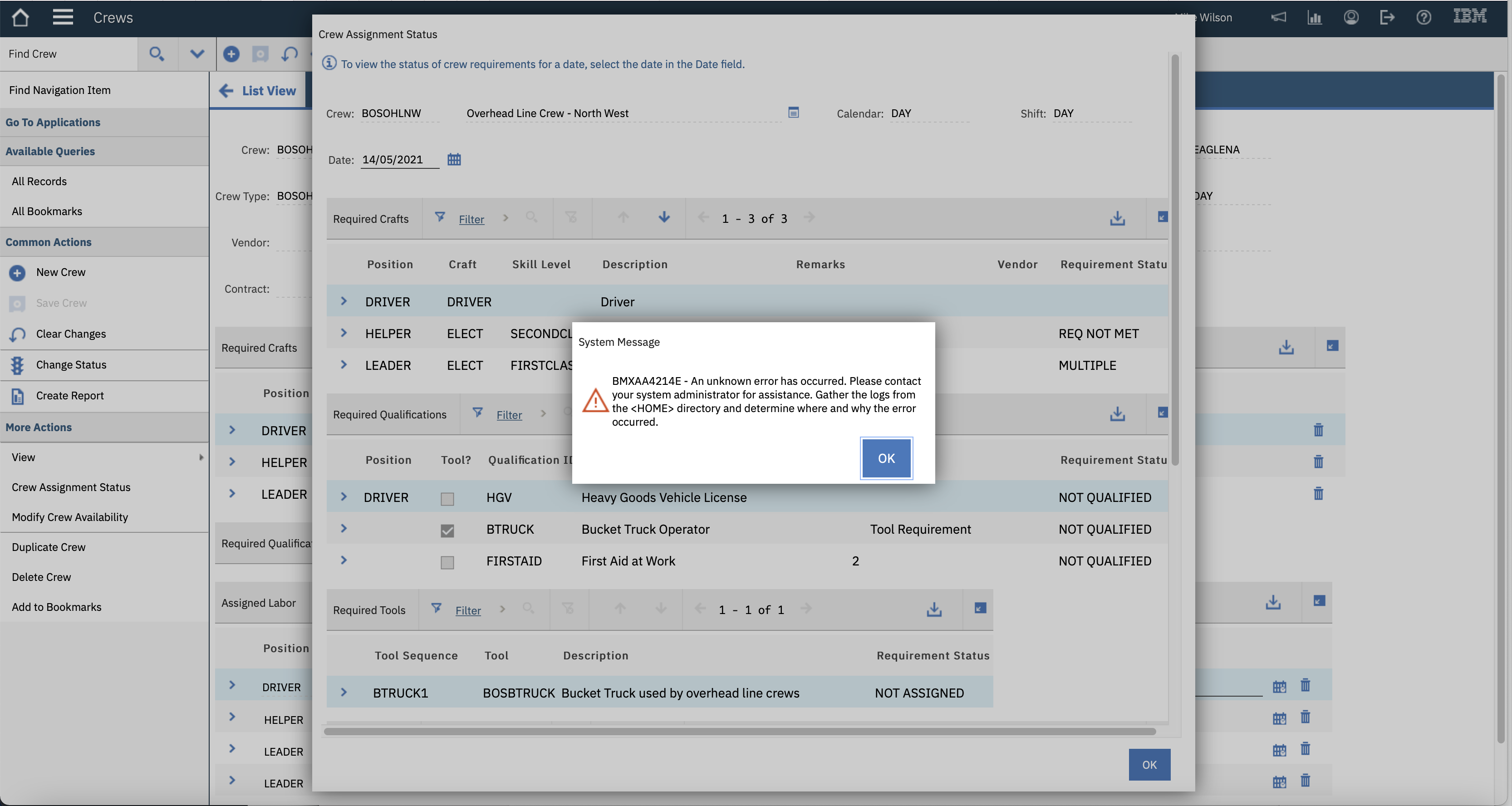 60-laborass-firstaid-qty2-error – Maximo Secrets