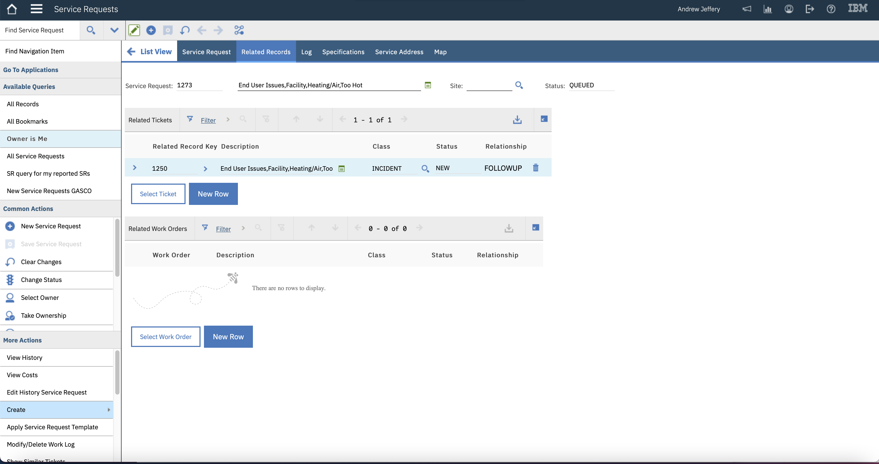 04-sr1273-relatedrecord – Maximo Secrets