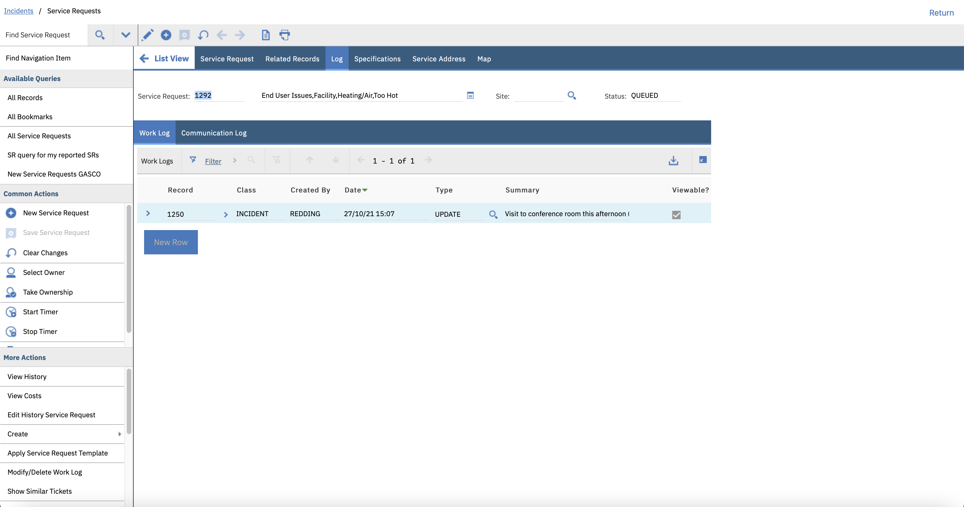 11-sr1292-worklog – Maximo Secrets