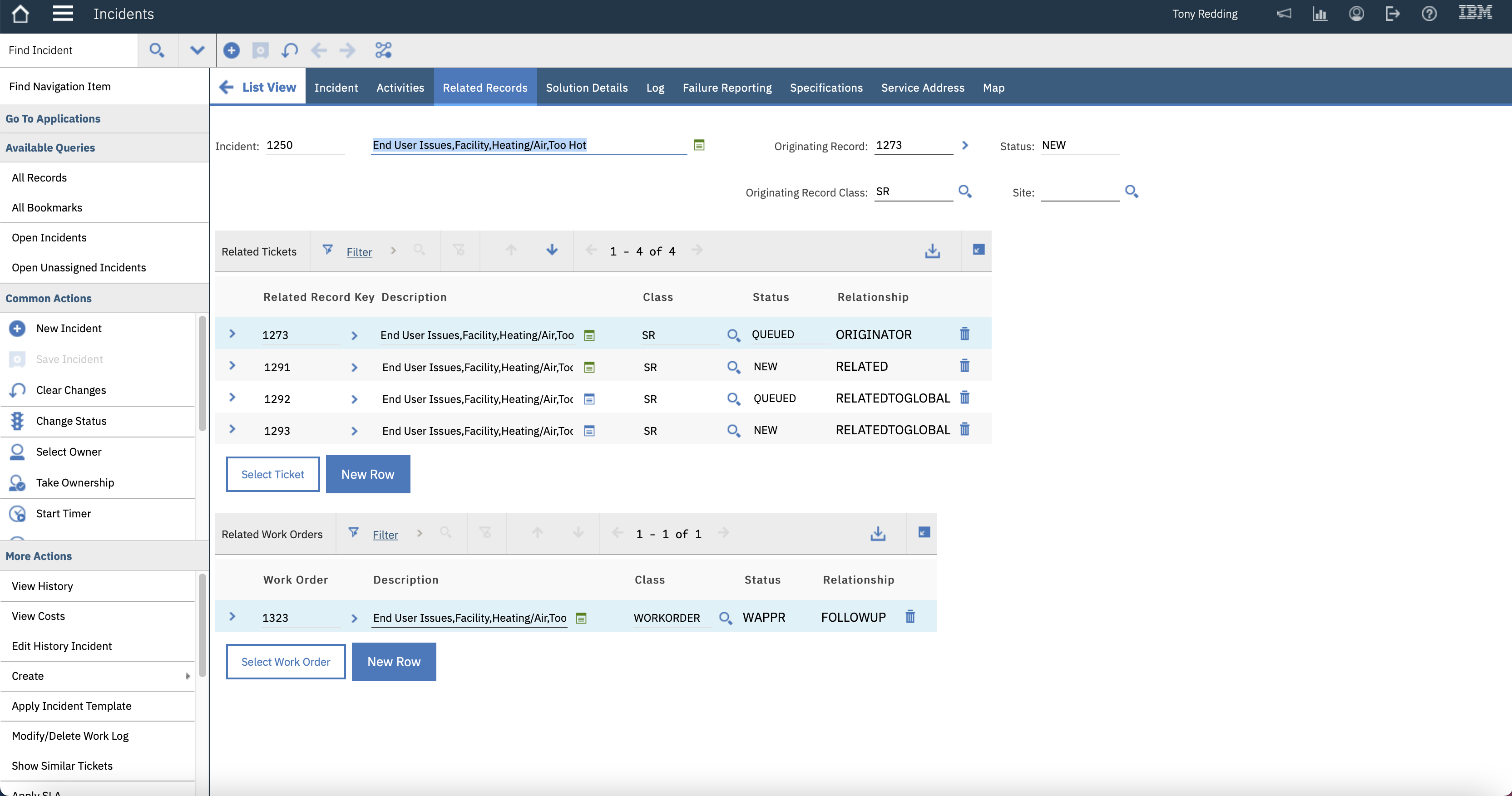 13-inc1250-relatedrecords – Maximo Secrets