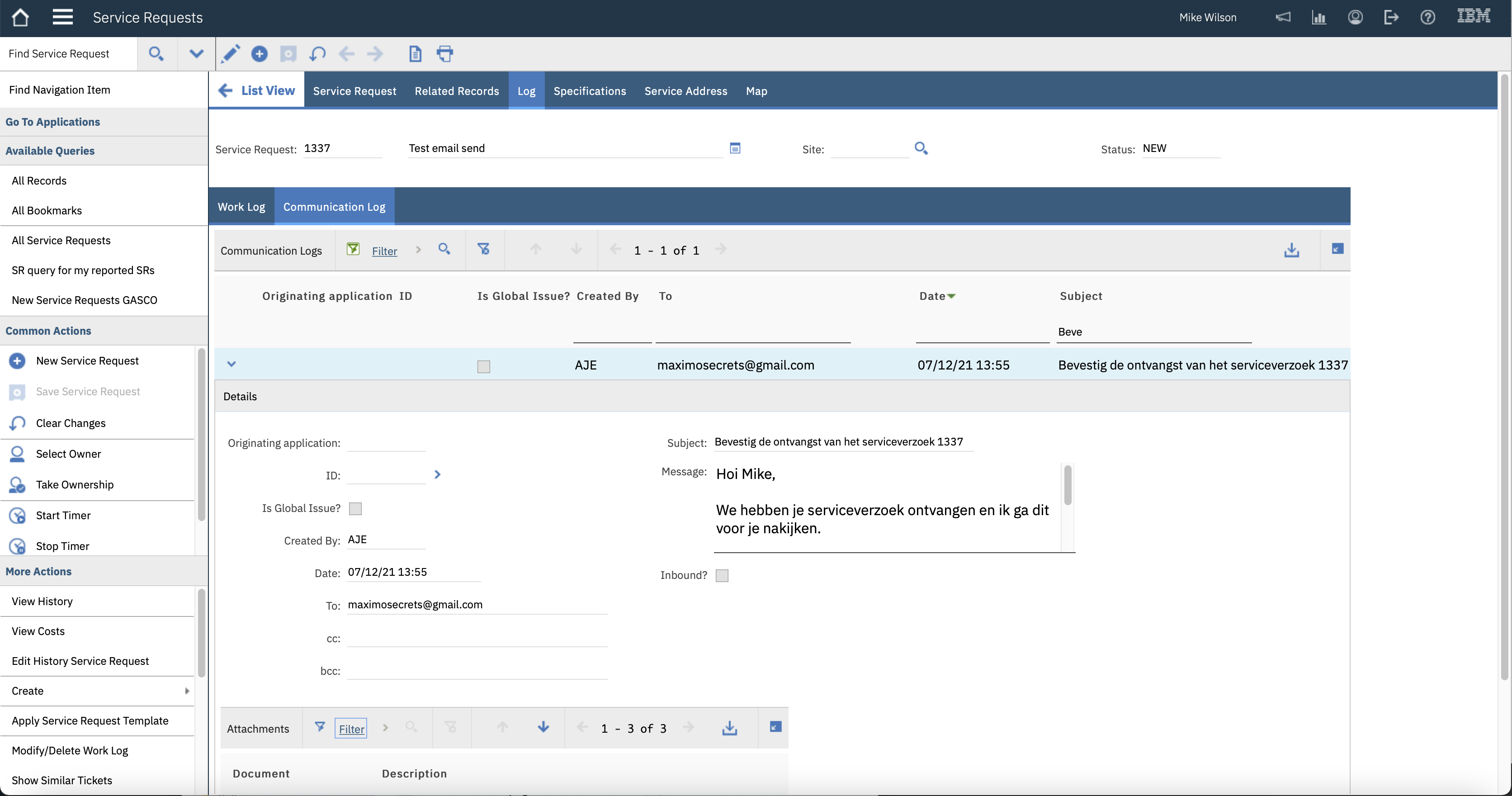 17-sr1337-commlog – Maximo Secrets