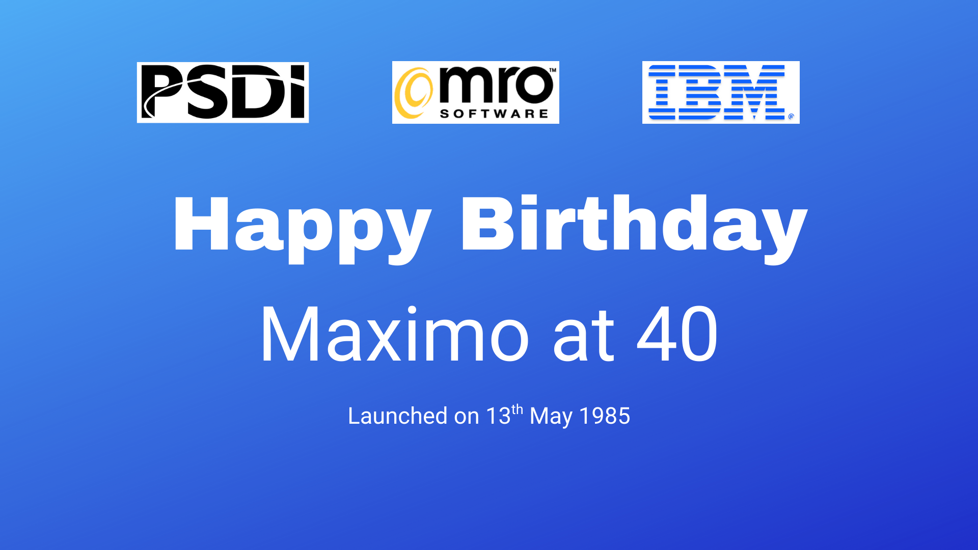 Maximo History – 1985 to 1995 – Maximo Secrets